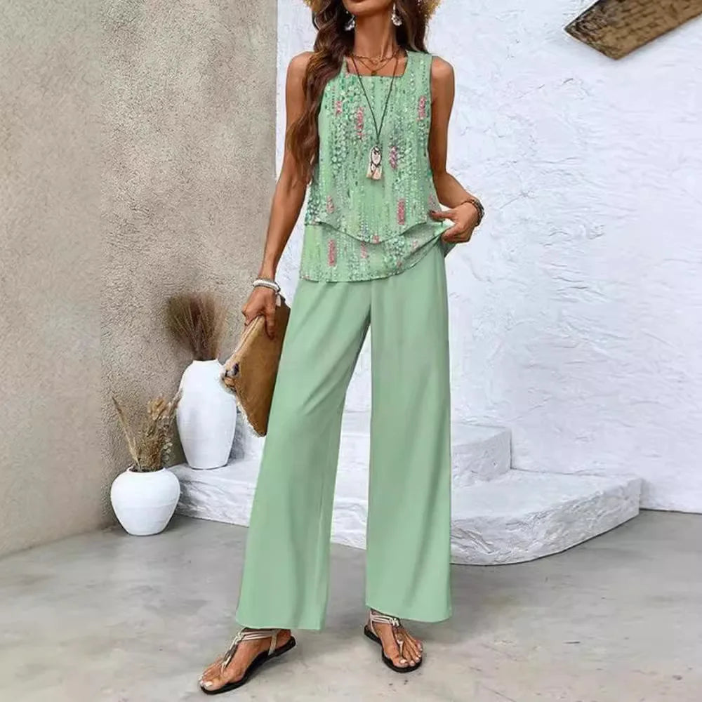 KATHERINE | LIGHT & ELEGANT TWO-PIECE SUMMER SUIT – Harper & Ellis